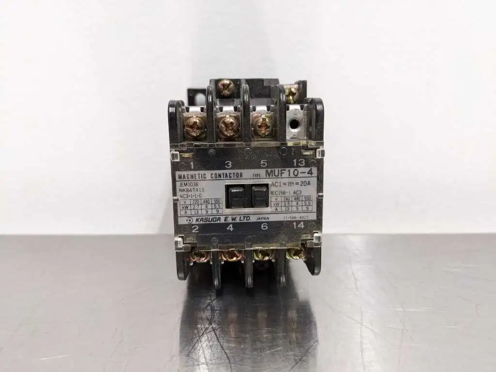 Kasuga MUF10-4 Magnetic Contactor 20A – NEO Surplus