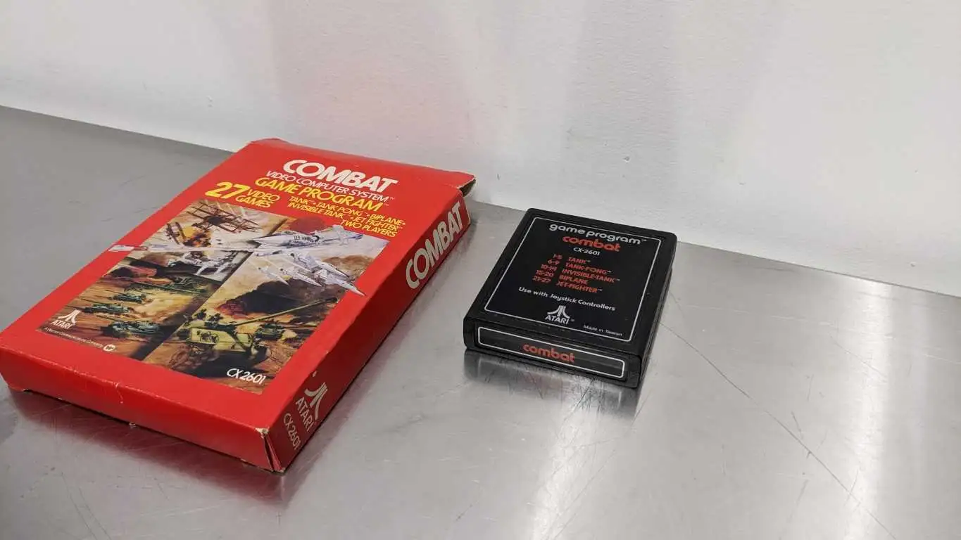 Atari Combat CX2601 Game and Box 1978 – NEO Surplus