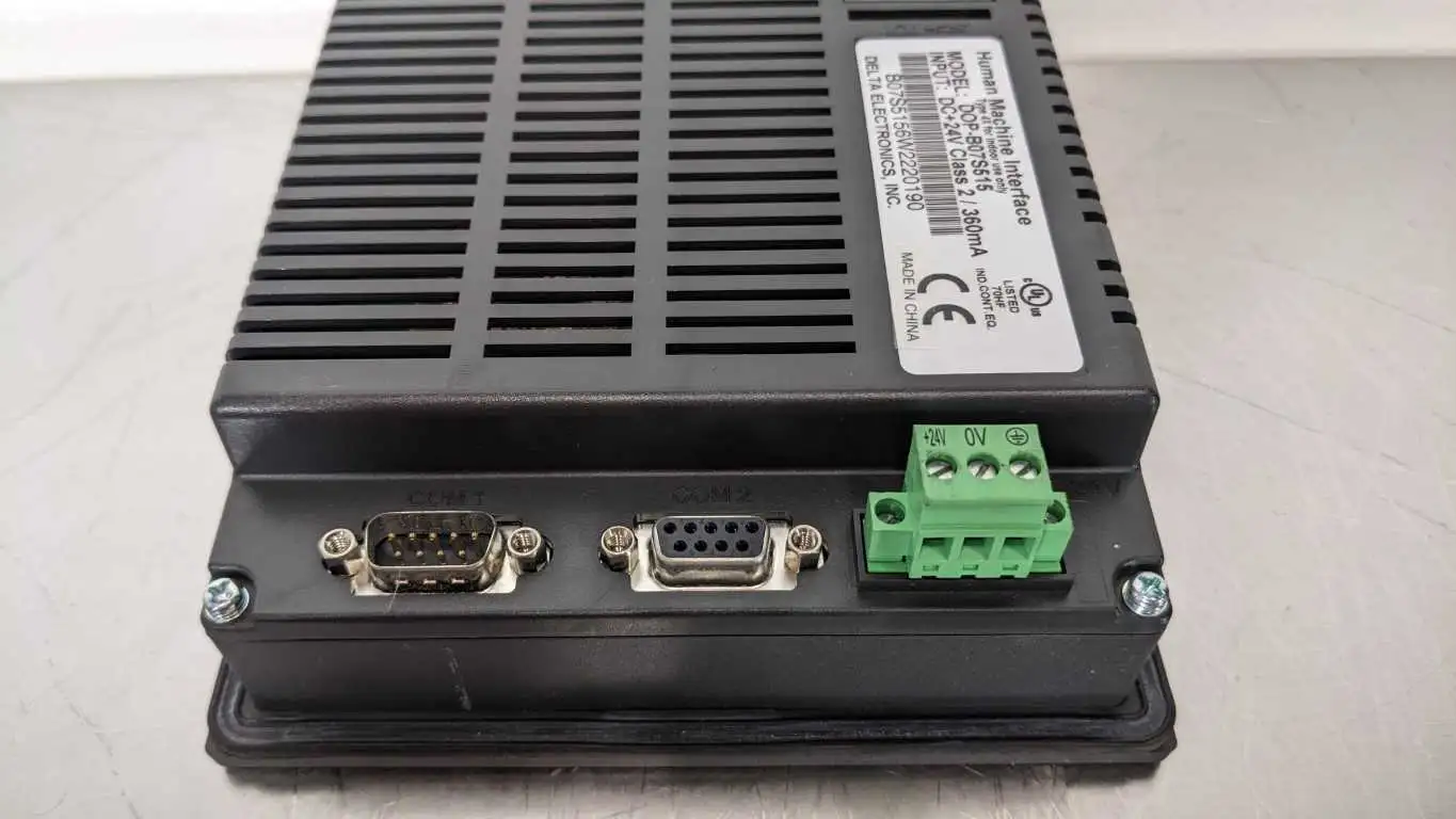 Delta DOP-B07S515 HMI Touch Screen Human Machine Interface Powered Up ...