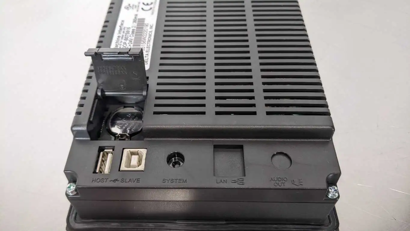 Delta DOP-B07S515 HMI Touch Screen Human Machine Interface Powered Up ...